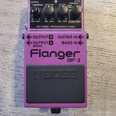 Boss BF-3 Flanger (Dark Gray Label) 2002 - Present - Purple | Reverb
