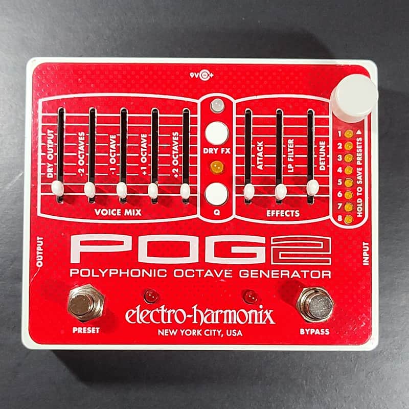 Electro-Harmonix POG2 - (Modified With Clickless Preset | Reverb