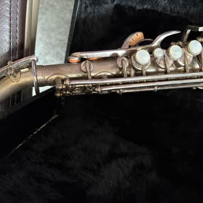 Buescher Curved True Tone Soprano Saxophone 192829 - Silver | Reverb