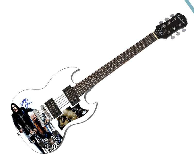 Ozzy Osbourne and Zakk Wylde Autographed Custom | Reverb Slovenia