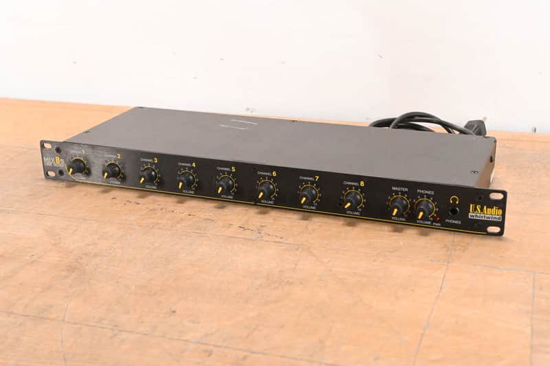 U.S. Audio Whirlwind MIX-8S 8-Channel Stereo Line Mixer | Reverb