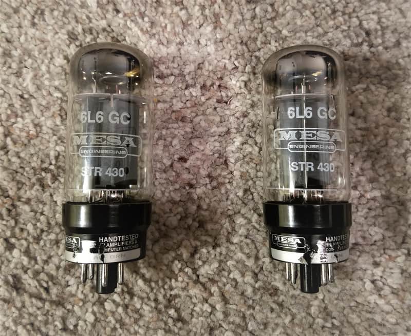 Mesa 6L6 GC STR 430 Matched Pair | Reverb