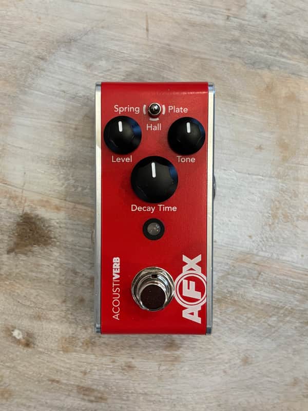 Fishman AFX AcoustiVerb Mini 2023 - Present - Red / Silver | Reverb