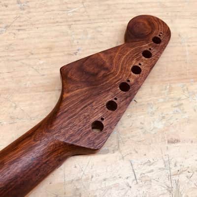Warmoth Fender Licensed Bubinga Strat Neck 22 Frets | Reverb