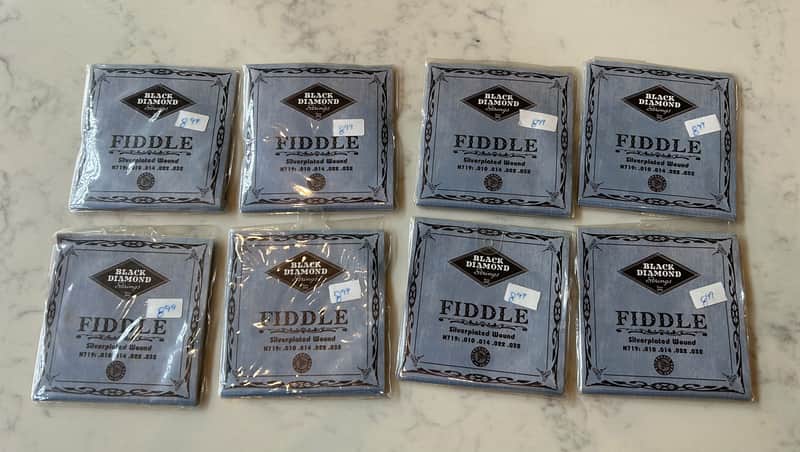 *8 sets of Black Diamond Strings Fiddle Strings - | Reverb