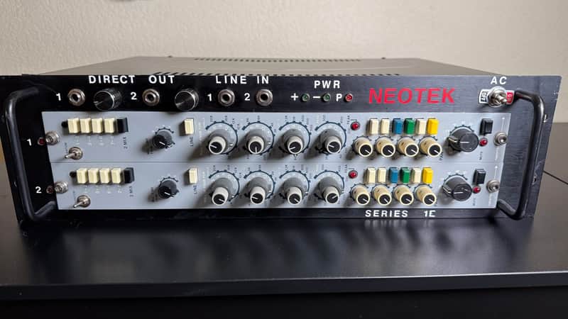 Neotek Series 1E Dual Channel Mic Preamp EQ Rack Unit (Studio | Reverb