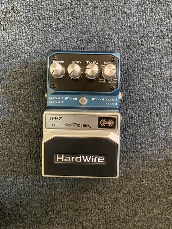 DigiTech Hardwire TR-7 Tremolo/Rotary 2010s - Blue | Reverb