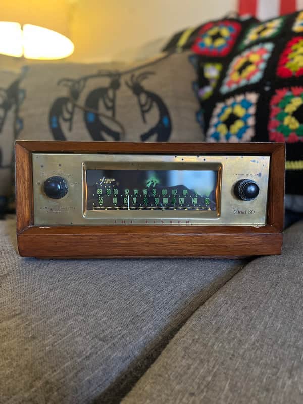 Fisher Model Series 80-R 1950’s Tube FM AM Radio | Reverb