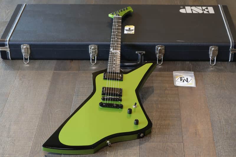 ESP LTD Snakebyte Electric Guitar w/ Metallic Green Custom | Reverb