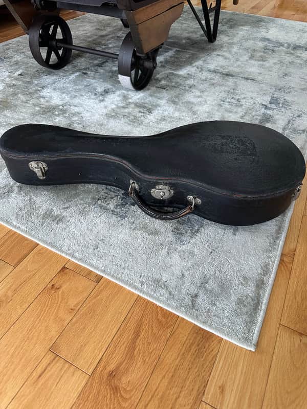 Geib Red Line F5 Mandolin case 1930’s - Black | Reverb UK