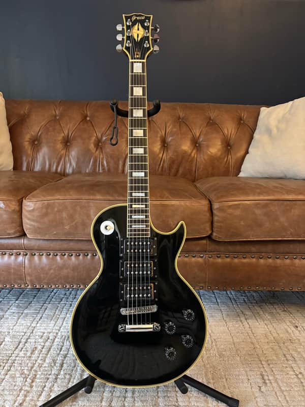 1977 Greco EG800PB Vintage 3 Pickup Custom Black Beauty | Reverb