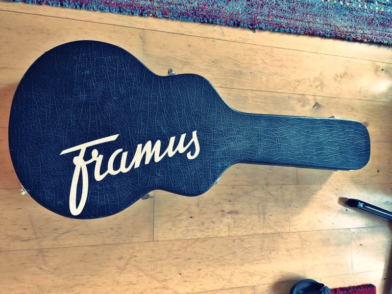 Framus Gitarrenkoffer 60er und 70er - schwarz | Reverb