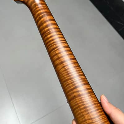 AAAAA Music Man Ebony Fretboard Roasted flame Maple Electric | Reverb