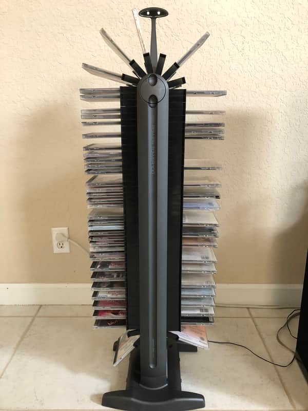 Sharper Image Power Tower 100 Lighted CD Carousal | Reverb