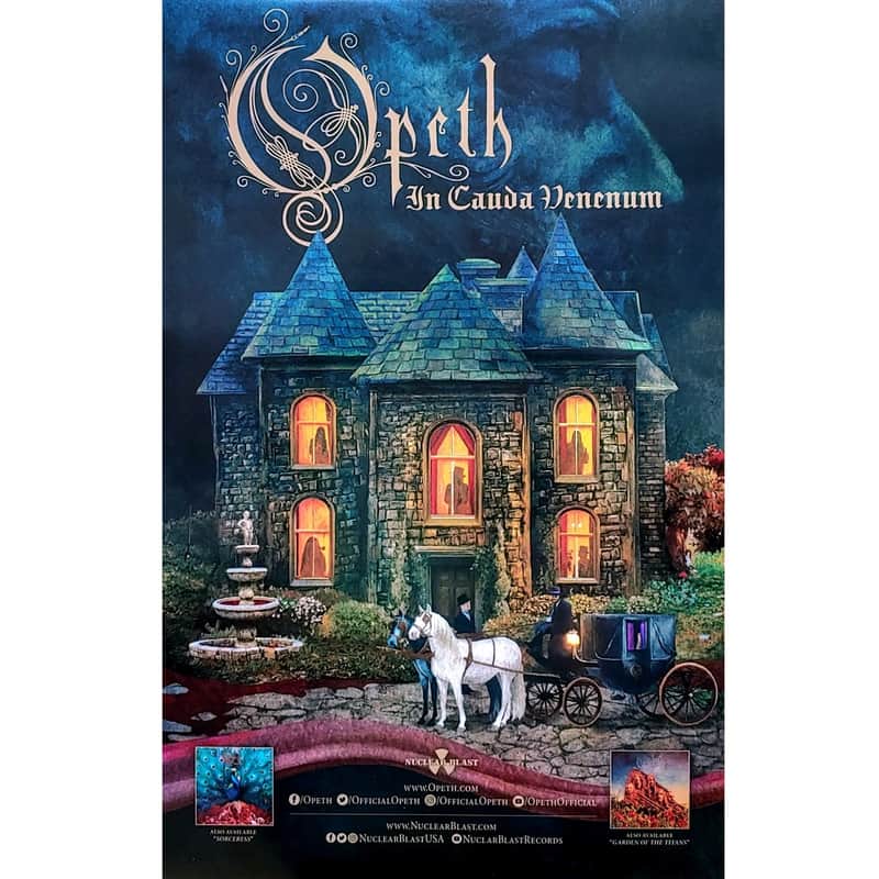 OPETH - In Cauda Venenum Ltd Ed New RARE Tour Poster! | Reverb