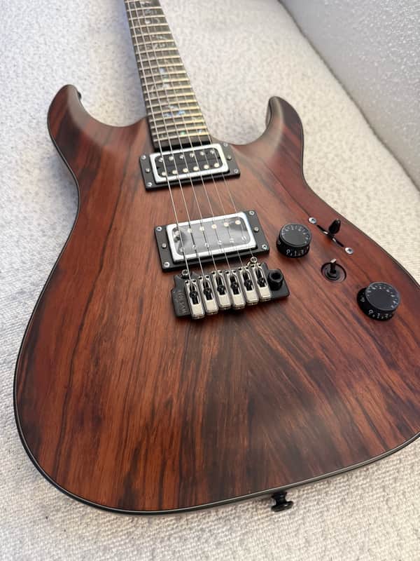 Schecter C-1 Exotic Ebony 2020 - Present - Natural Satin | Reverb UK