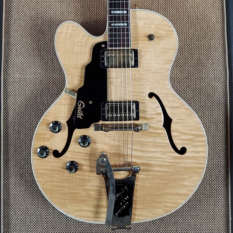 2000 Left-Handed Guild X-170T Classic Tone Flamed To Death! | Reverb
