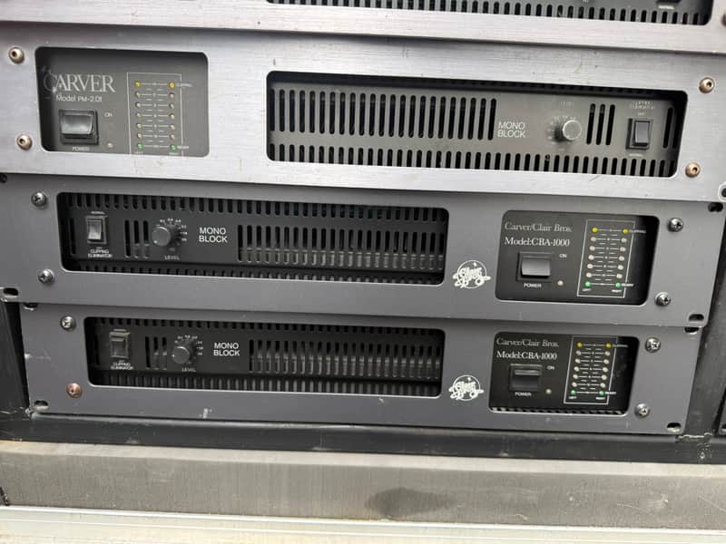 Carver/Clair Bros. CBA-1000 Mono Block 1200 watts 4 Ohm (#1) | Reverb