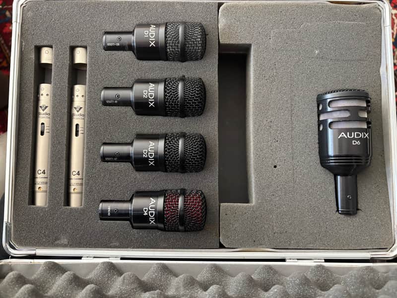 Audix DP-5a Drum Pack and Studio Projects C4 small diaphragm | Reverb