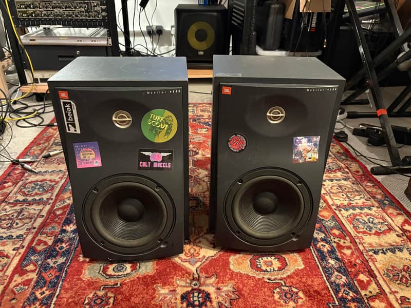JBL 4208, pair, near field monitors 8” woofer 2016 - Grey | Reverb