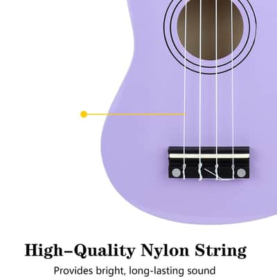 21 Inch Ukulele for Beginners Basswood Soprano Ukelele Kit | Reverb