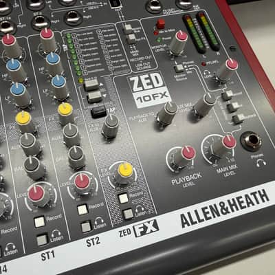 Allen & Heath ZED-10FX 10-Channel Mixer with Effects 2010 - | Reverb