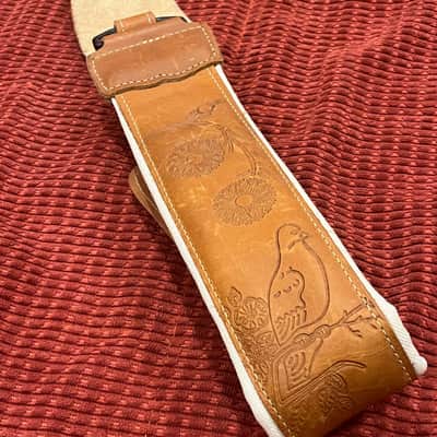 Gibson Hummingbird/Dove Montana Strap 2010s - Tooled Leather | Reverb