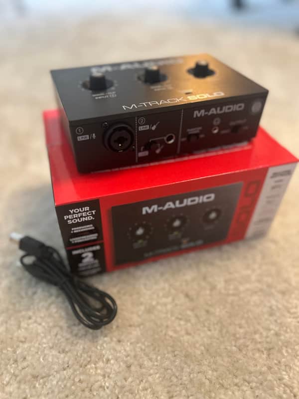M-Audio M-Track Solo USB Audio Interface 2020 - Present - | Reverb