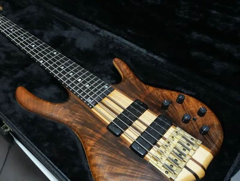 Ken Smith 6TN Black Tiger BSR Body Style 6-String Bass w/ 18v | Reverb