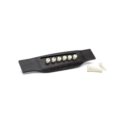 Martin Bridge & End Pin Set - White w/Pearl Inlay | Reverb Canada