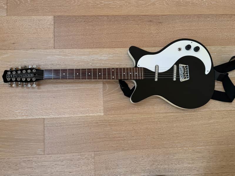 Danelectro 59 Vintage 12-String (12SDC) - Black - Mint | Reverb
