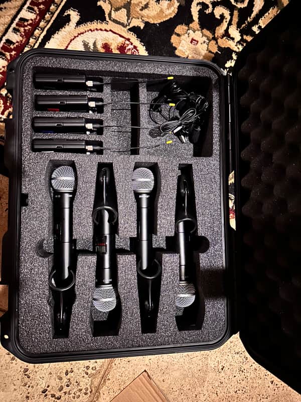 Shure QLX-D Wireless System Package (4x QLXD2/SM58 + 4x QLXD1 | Reverb
