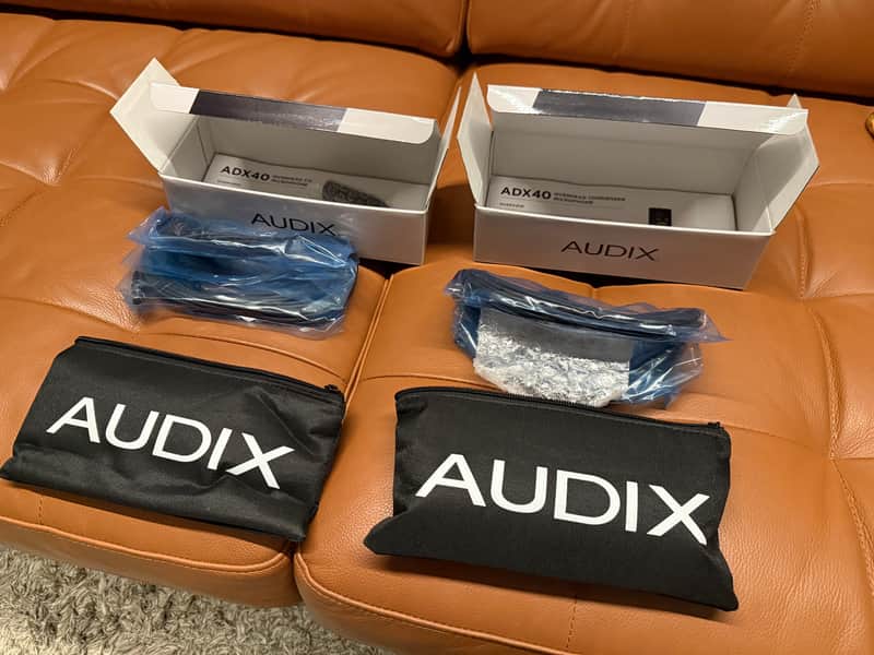 PAIR Audix ADX40 Cardioid Hanging Condenser Mics UNOPENED | Reverb