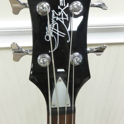 Signed Gene Simmons Axe Neck Through Bass, signed Hard Shell | Reverb