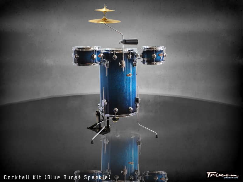 Trixon Elite Cocktail Drum Kit -Sea Blue Fade | Reverb