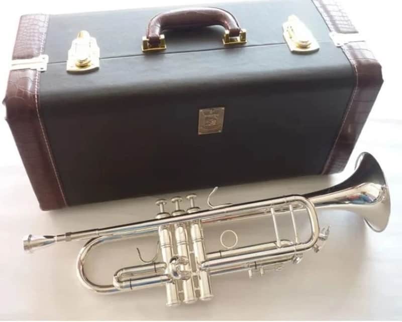 Chinese made Trumpet labeled as Bach LT180S-72 Bb Silver with | Reverb
