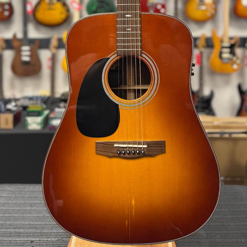 Used Guild GAD-50L Dreadnought Left Handed w/Cracked Top | Reverb
