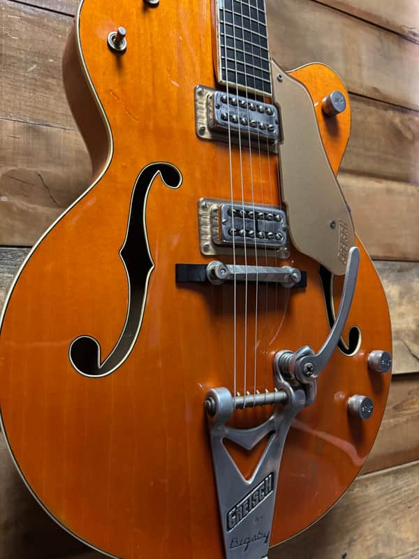 1959 Gretsch 6120 Chet Atkins Hollow Body Orange w/case | Reverb
