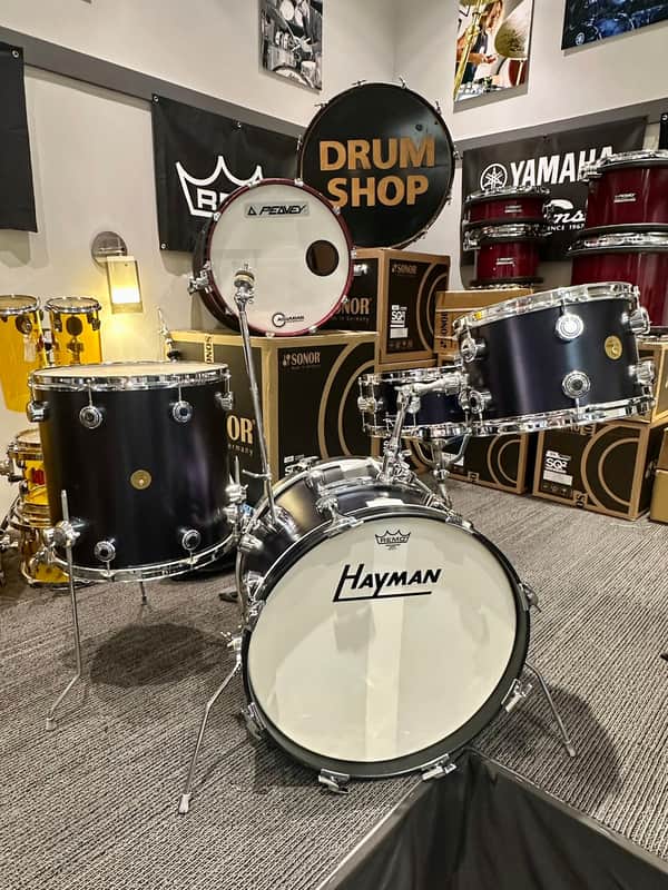 Hayman Vintage 1960s 4-Piece Drum Set - Midnight Blue - | Reverb