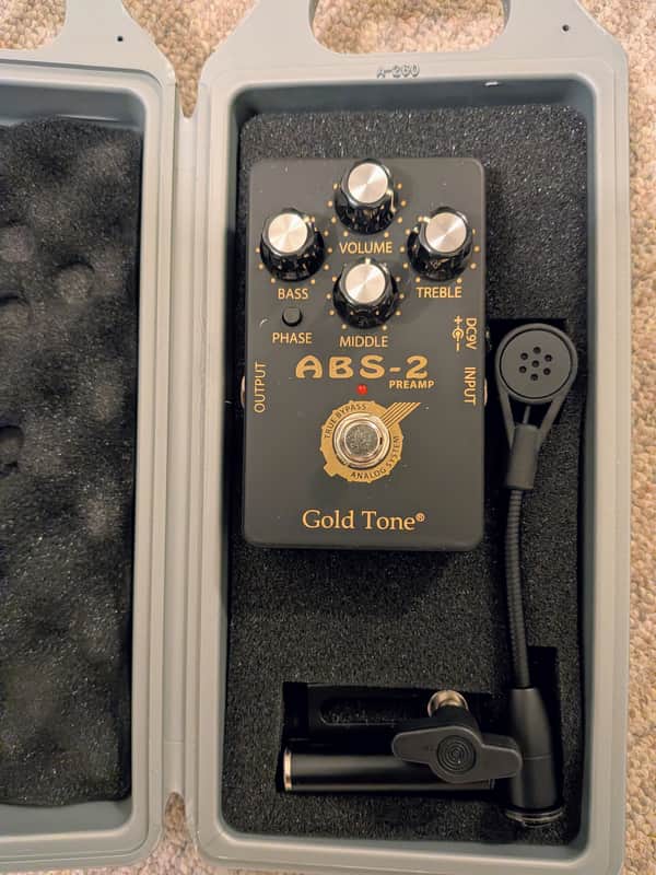 Gold Tone ABS Amplified Banjo - Resonator System DYNAMIC mic | Reverb