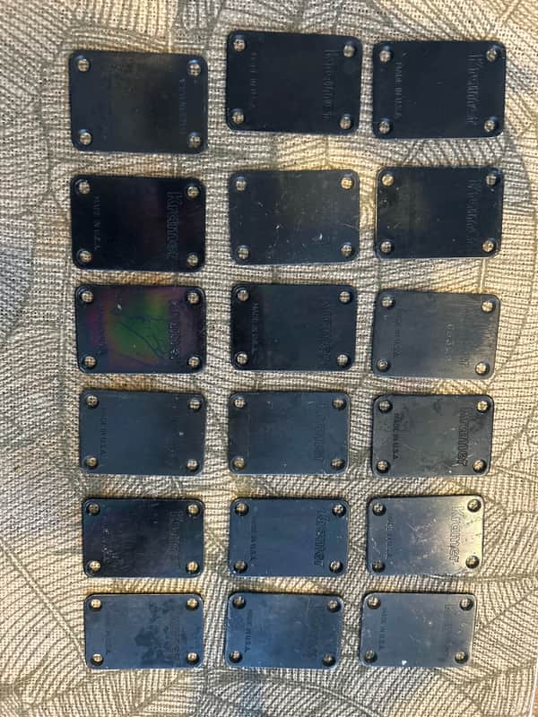 KRAMER LOT SALE -Regular Size KramerGuitar Neck Plates -Oxide | Reverb
