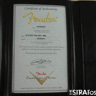 Fender USA Custom Shop 1959 Relic Stratocaster NECK & TUNERS | Reverb