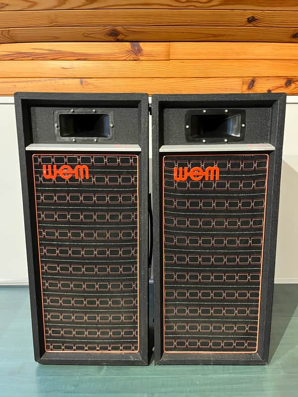 WEM 2x12" Band System PA (1970s Pair) w/ Celestions | Reverb