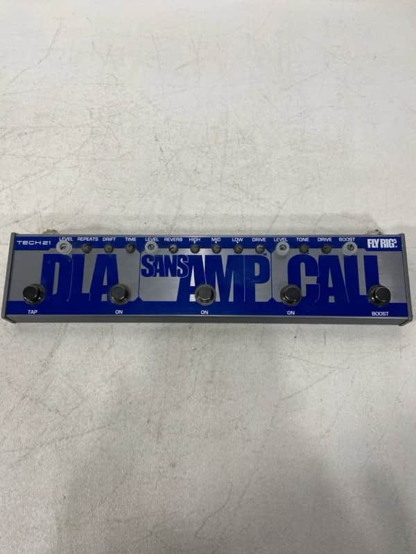 Tech 21 Fly Rig 5 Cali Multi Effect 2010s - Silver/Blue | Reverb