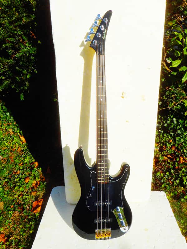 Gibson Epiphone Jazz Bass Guitar, 1993, Black, Very | Reverb France