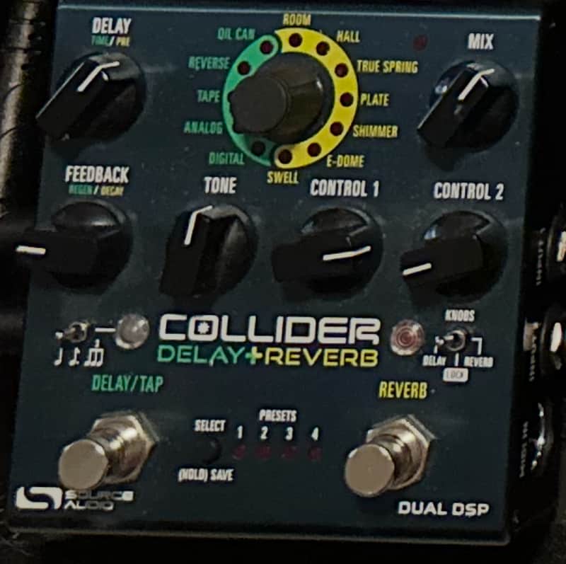 Source Audio SA263 Collider Delay + Reverb 2010s Blue | Reverb