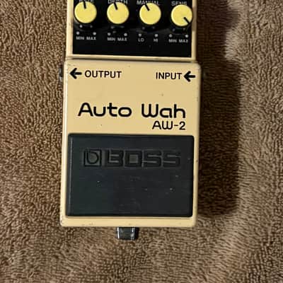 Boss AW-2 Auto Wah (Silver Label) 1991 - 1999 - Yellow | Reverb