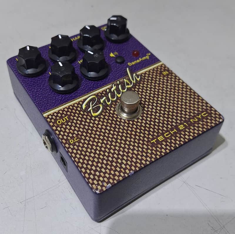 Tech 21 SansAmp British V2 Character Series Pedal | Reverb
