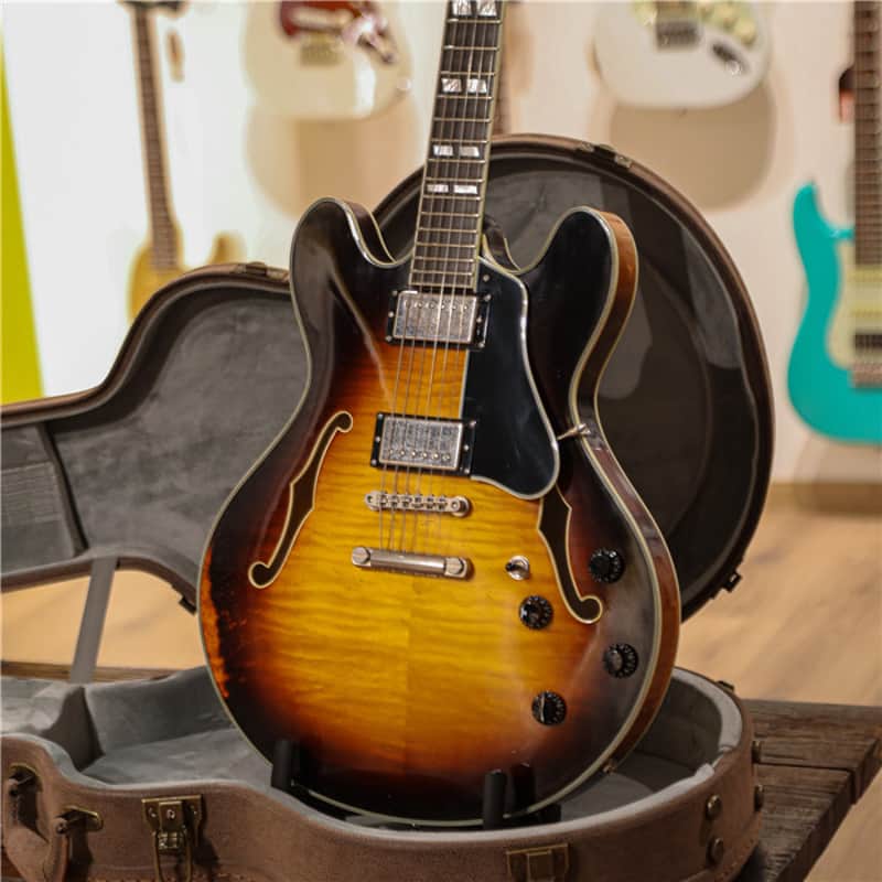 EASTMAN T59/v-SB Antique Varnish Sunburst | Reverb