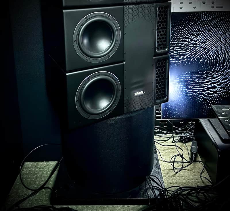 PMC 8-2 Sub Active Studio Subwoofer w/ASC Stands 2025 - Black | Reverb